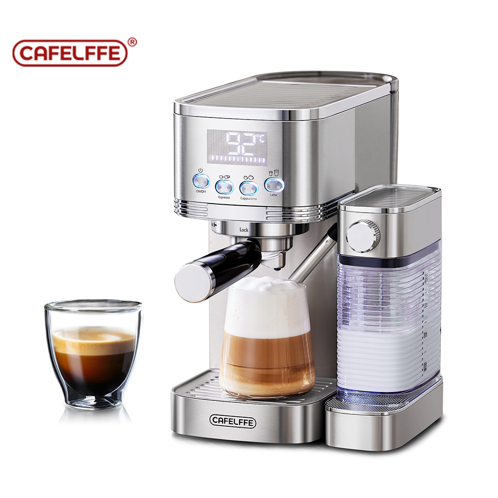 Cafelffe Automatic Coffee Machine Milk Frother All-in-One 20bar ...