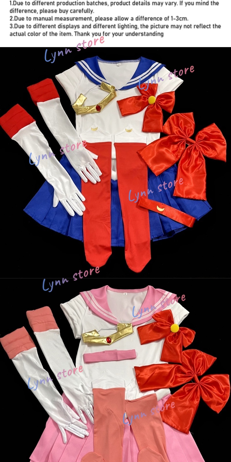Tsukino Usagi Kino Makoto Tenoh Haruka Cosplay Costume Anime Sailor ...