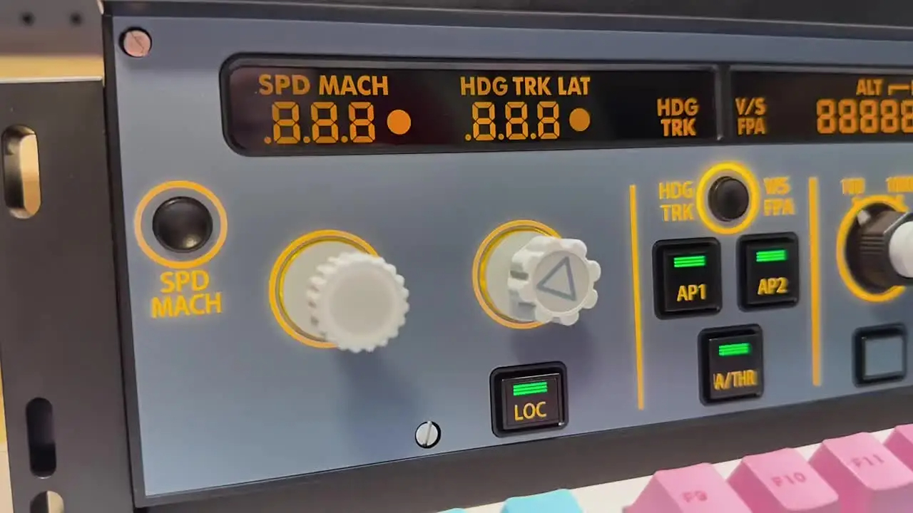 Simplayer A320 FCU Flight Control Unit Panel X-Plane MSFS2020 Game ...