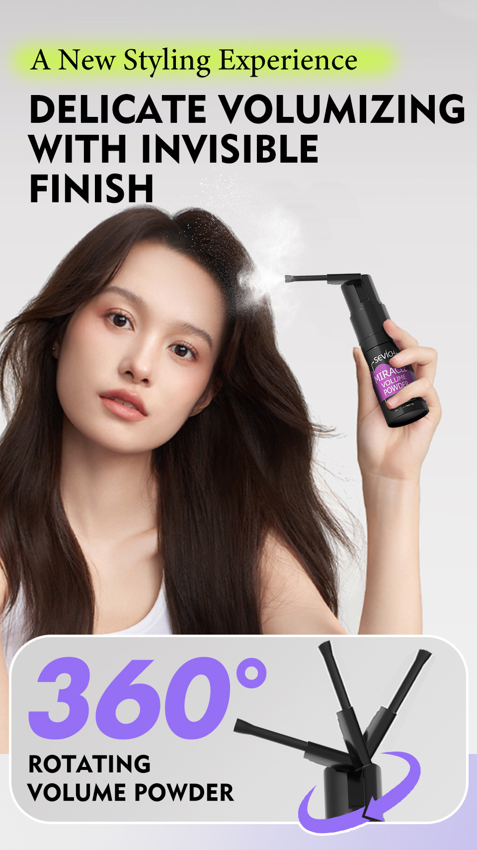 SEVICH Spray Volume Powder Hair Volumizer Fluffy Long Lasting Hair ...