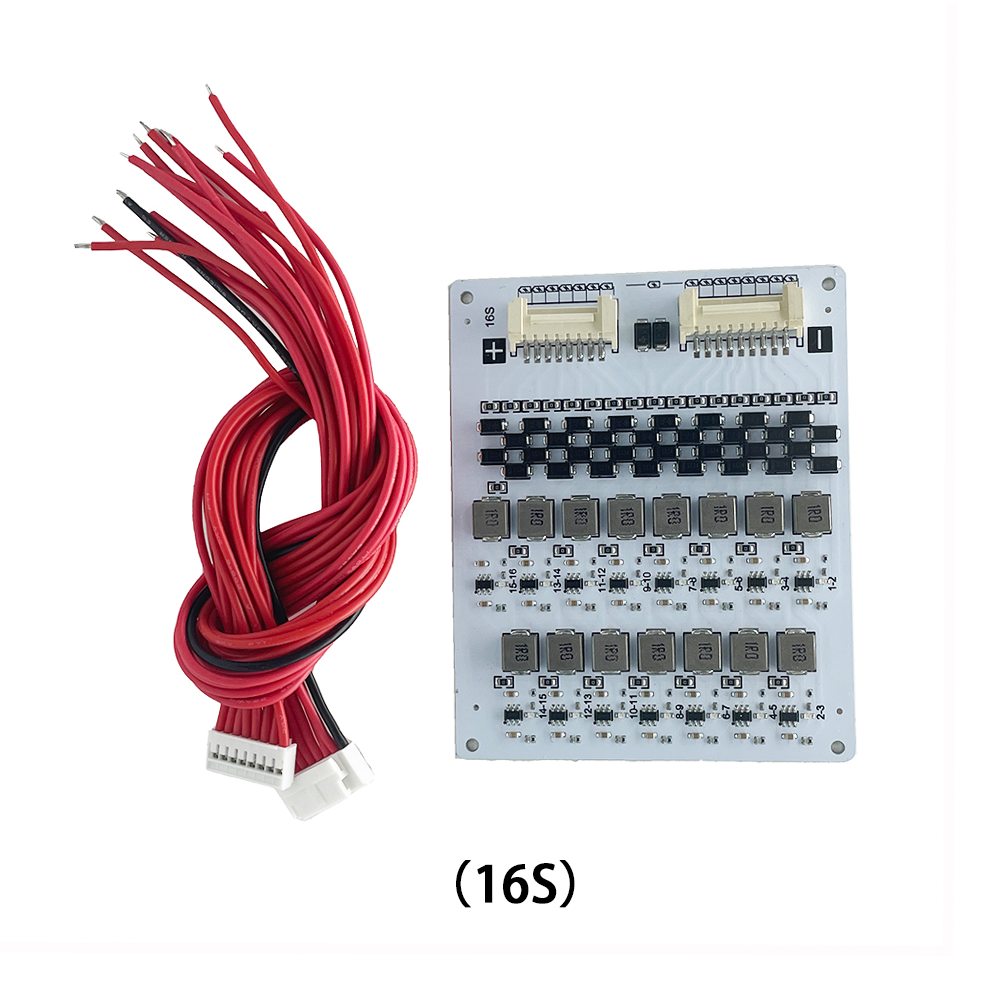 2A 16S 24S High Current Equalizer Module Li-Ion Lifepo4 Lithium Battery Active Balancer Energy ...