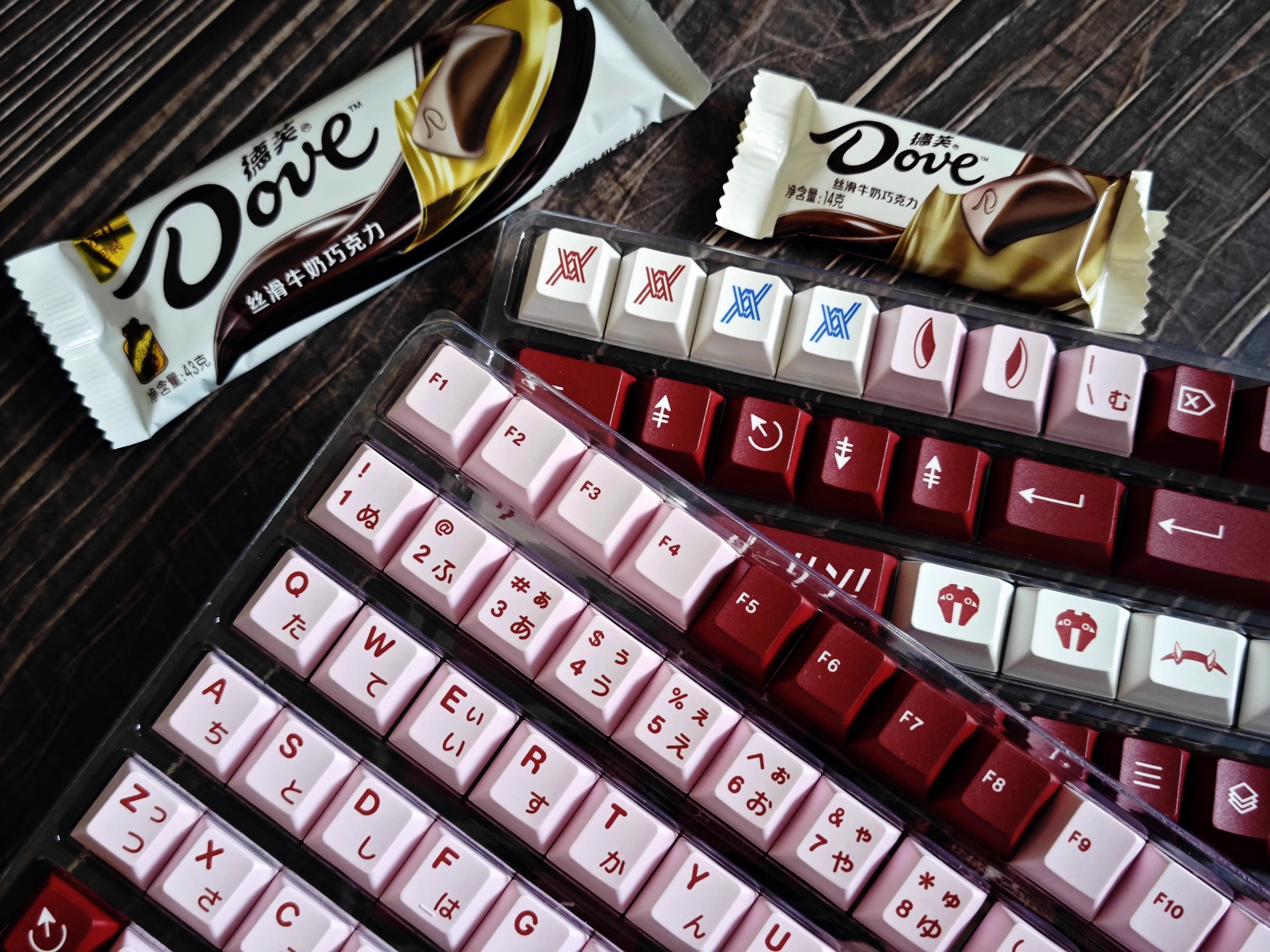 1 Set Darling Keycaps Cherry Profile PBT Dye Sublimation KeyCap For MX ...