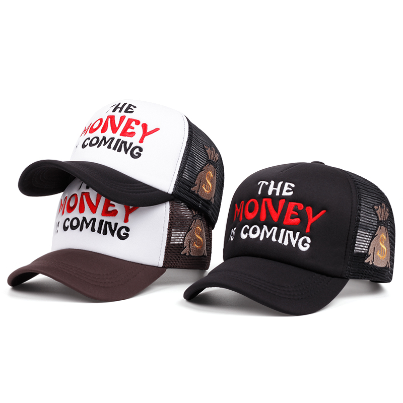 fashion MONEY Embroidery baseball Cap for men woman Snapback cap Hip ...