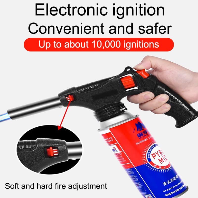 【Fast delivery】 latest model blow torch gun Heating BBQ Flame butane ...
