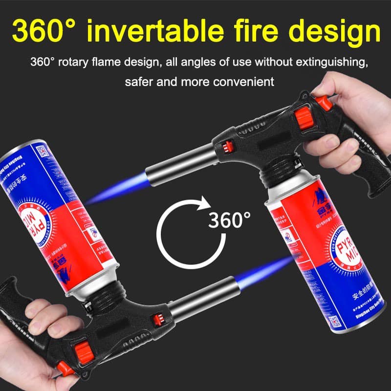 【Ready Stock】Torch gas blow flame gun BBQ Outdoor Flame gun butane ...