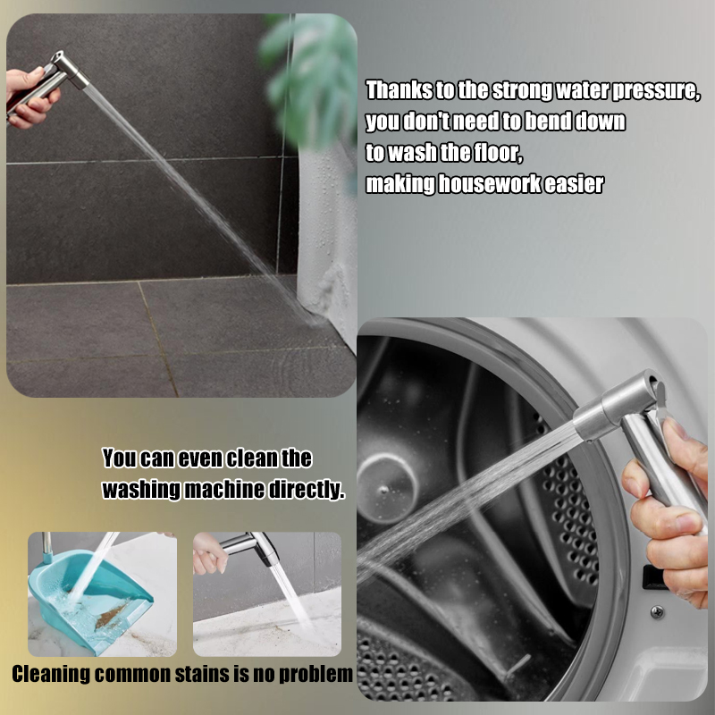 Flush spray gun set pressurized Flusher Toilet high pressure spray gun ...