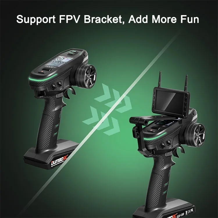 DUMBORC 10CH DDF-350 Transmitter 2.4Ghz RC Remote Controller Digital ...