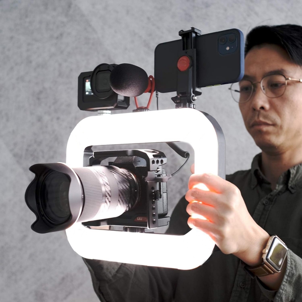 2024 new charging live broadcast handheld ring fill light mobile phone ...