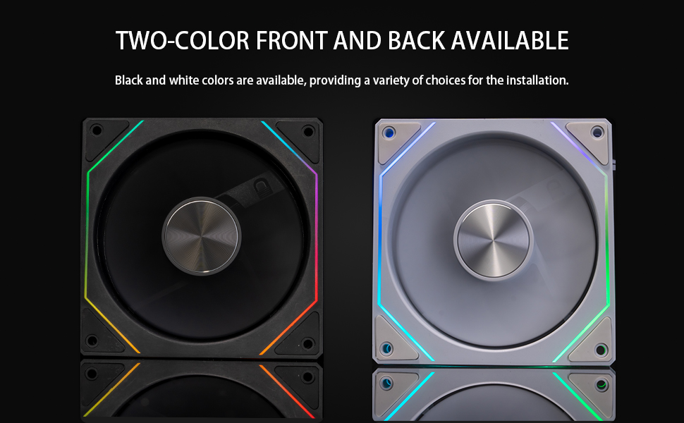 Jungle Leopard Prism 4RS RGB CPU Fan 6PIN 120mm Infinity Mirror PC Fan ...