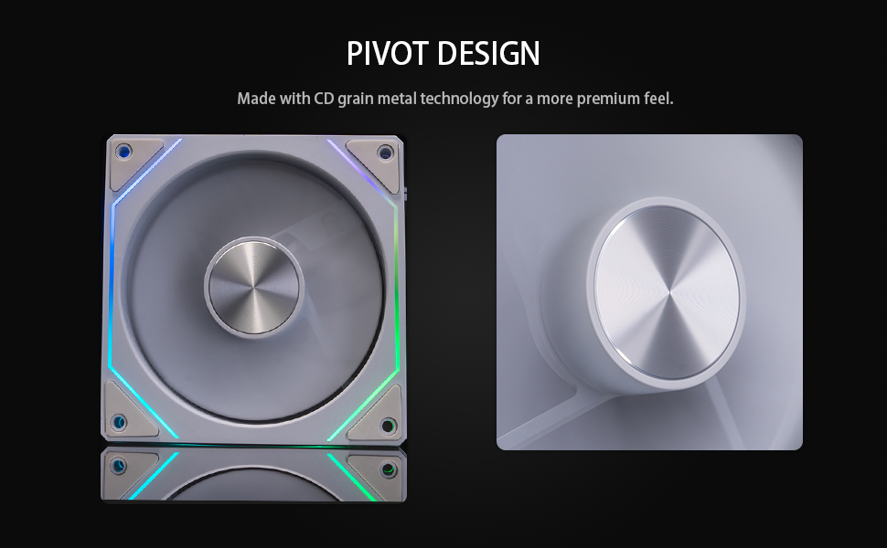 Jungle Leopard Prism 4RS RGB CPU Fan 6PIN 120mm Infinity Mirror PC Fan ...