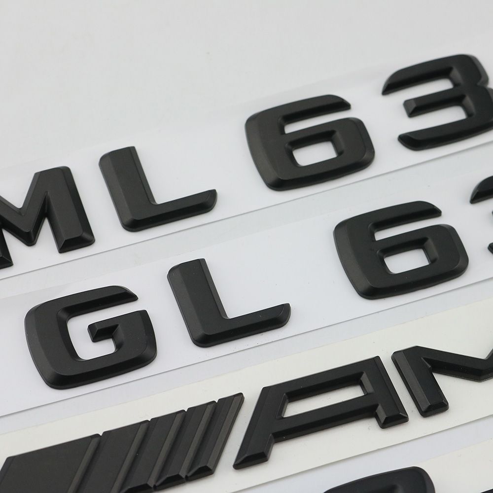 Suitable for Old Mercedes-Benz ML63 GL63 6.3 AMG Modified Car Logo Rear ...