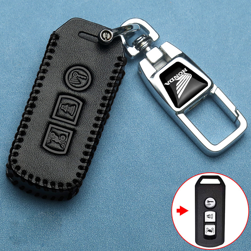 Genuine Leather Remote Key Case For Honda SH Mode/SH 125-150/SH150(vn ...