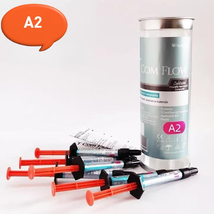 6PCS Korea Flow Composite Flow able Light Cure Dental Materials Filling ...