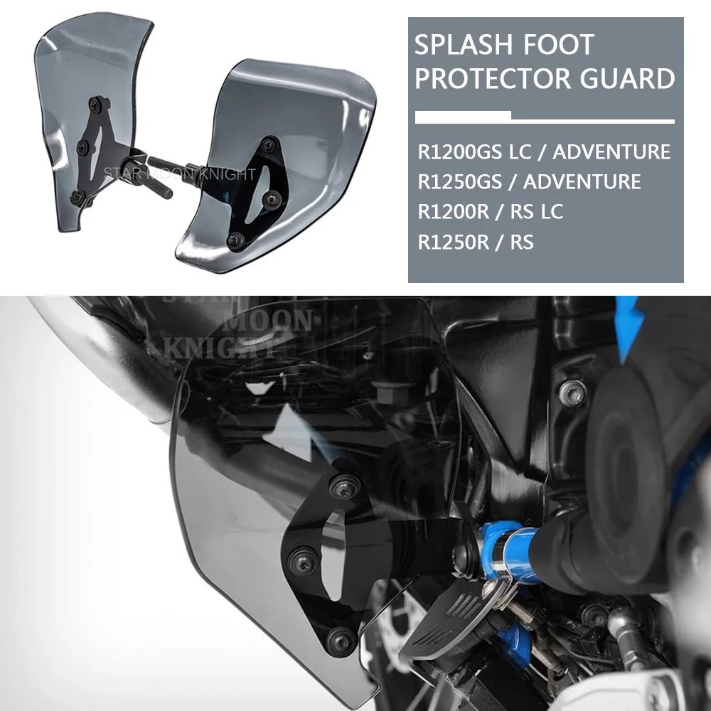 Motorcycle Splash Foot Protector Guard For BMW R 1200 1250 GS r1200gs ...