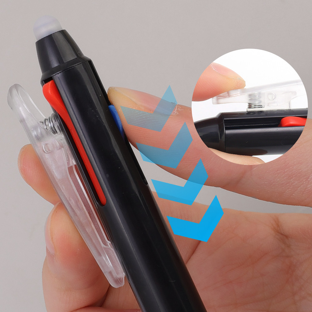 3In1 Color Erasable Pen 0.5mm Pen Red Black Blue Tri-Color Neutral ...