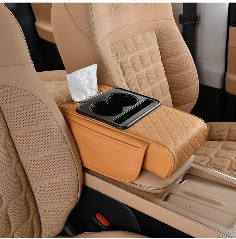Car Storage Multifunctional Four-in-One Armrest Box Pad Booster Pad ...