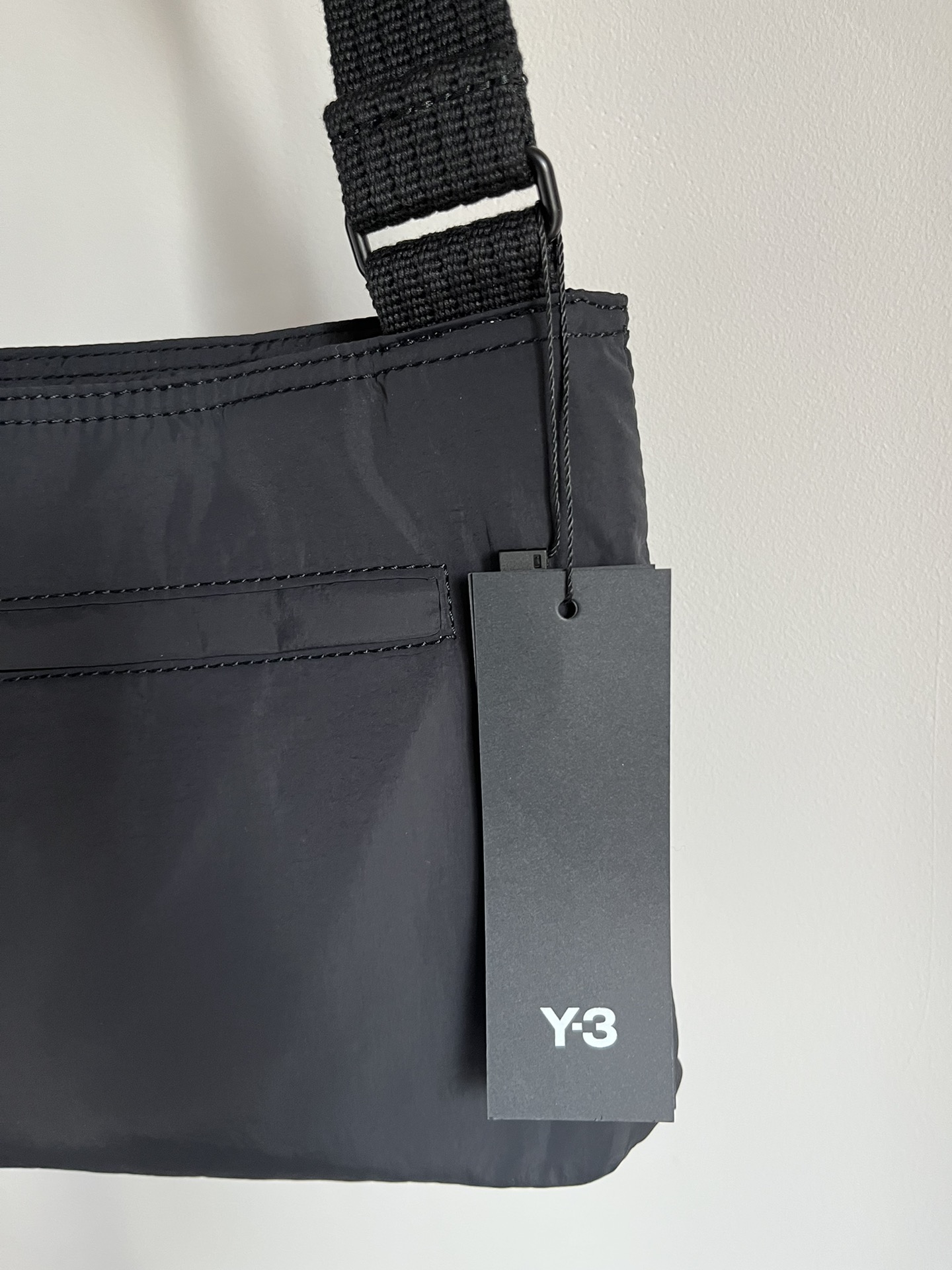 Y-3 Yohji Yamamoto Nylon Sacoche Bag Black | Shopee Philippines