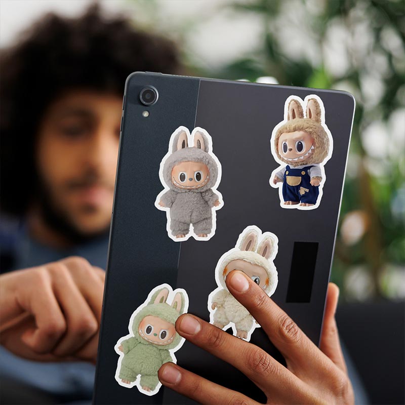 50pcs Anime Labubu Cartoon Cute Sticker Water Bottle Laptop Skateboard ...