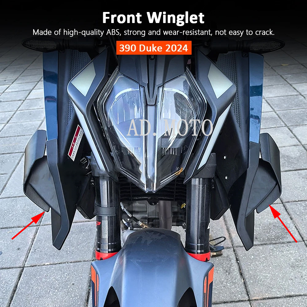 Motorcycle Side Downforce Naked Spoilers Fixed Winglet Fairing Wings ...