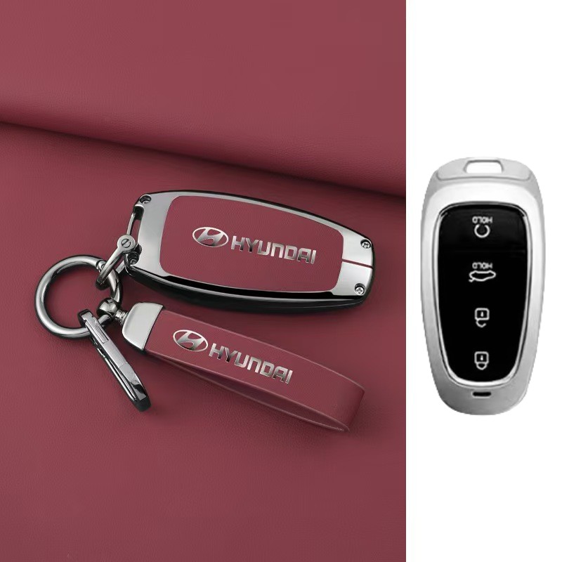 Alloy Key cover For Hyundai Tucson 2022-2024 Santafe 2021-2022-2023 ...