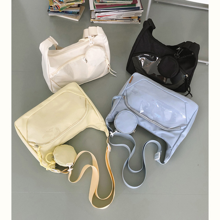 Ita Bag 4 Colors Clear Crossbody Bag with Coin Purse Simple DIY Anime ...