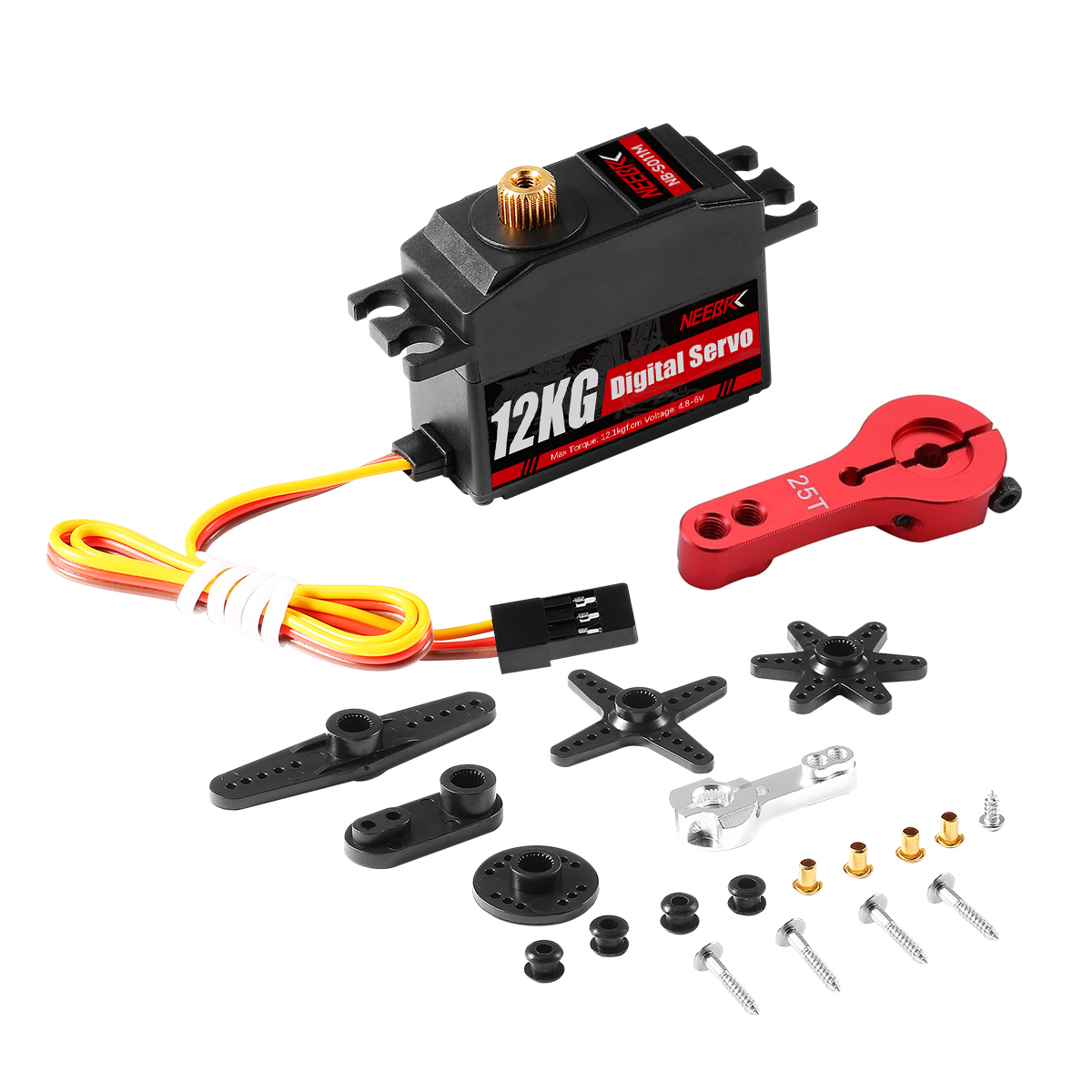 NEEBRC 2322 2600KV Waterproof Brushless Motor AM32 45A Outrunner ESC ...