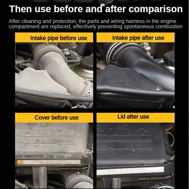 【1 Bottle Lasts 11 Years】650ml Engine Cleaner Spray for motorcycle and ...