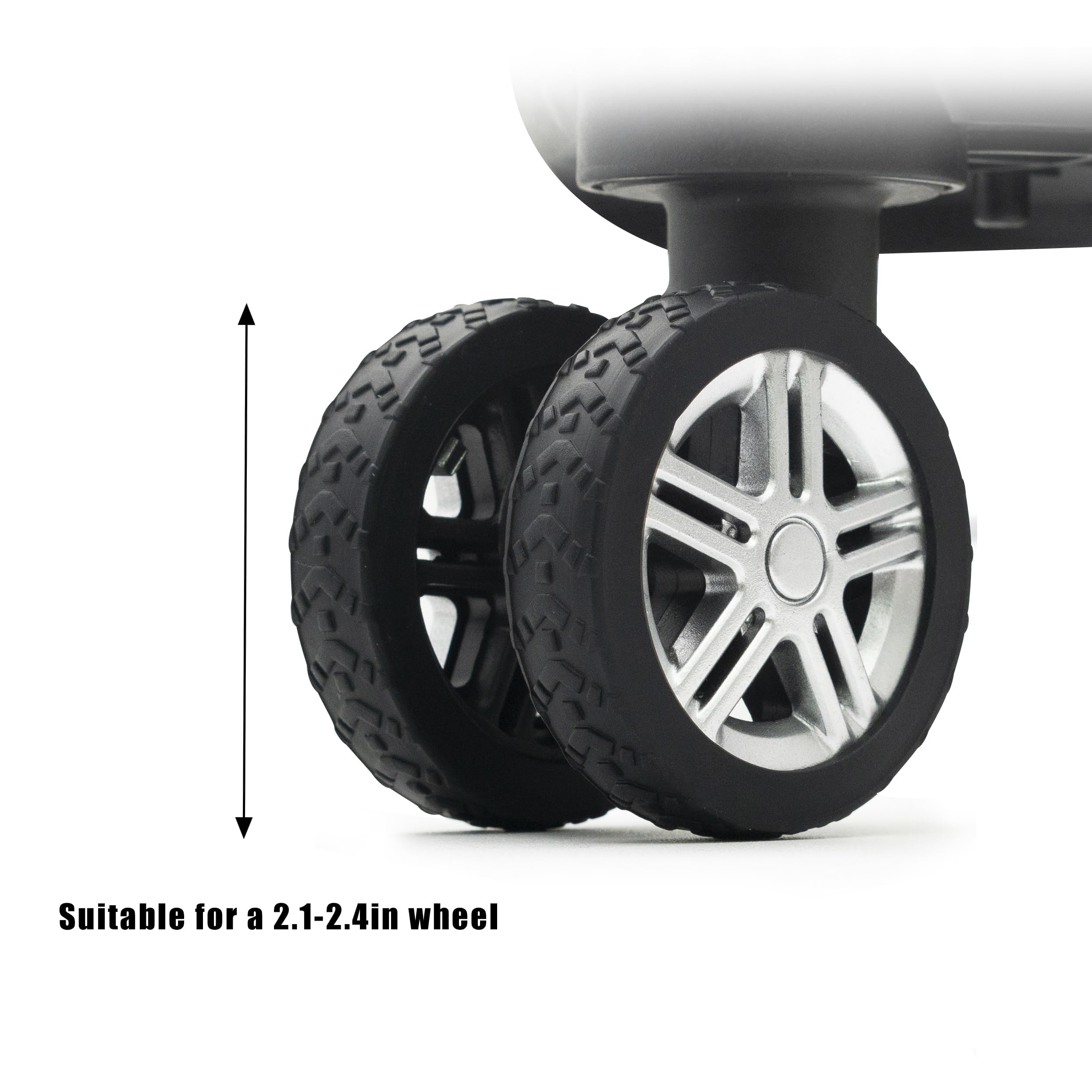 New Luggage Wheel Protection Cover Upgraded With Thickened Wheel Cover ...