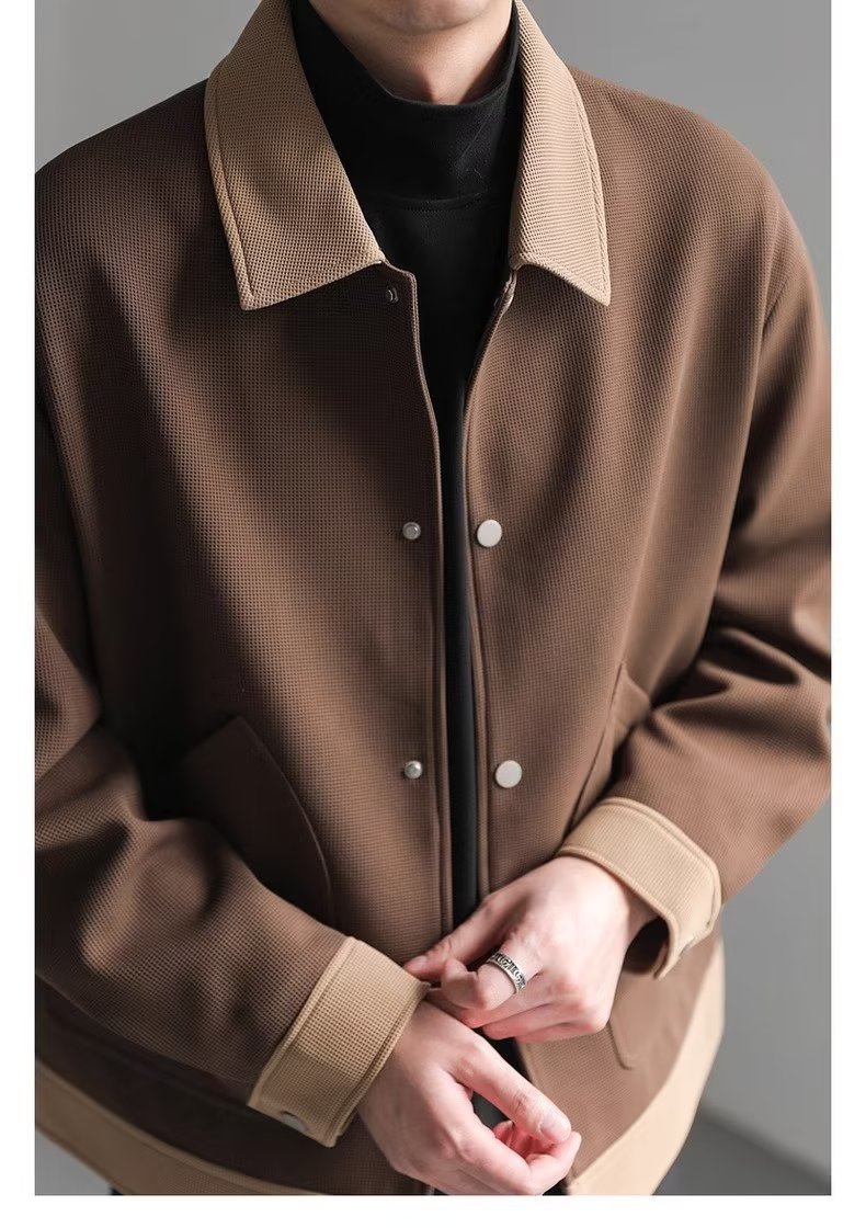Men's Jacket Autumn/Winter New Fashionable Handsome Loose Casual Collar ...