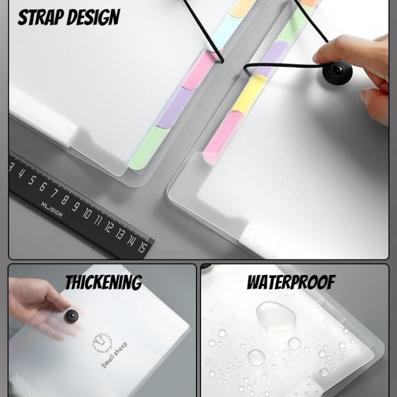 Long Expanding File Folder Organizer Paper Organizer Document Storage ...