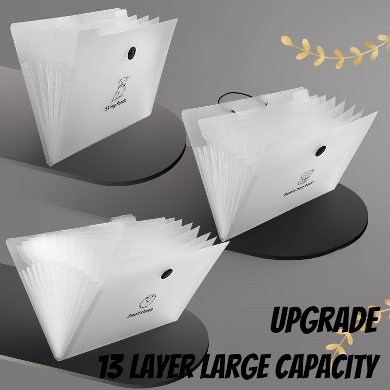 Long Expanding File Folder Organizer Paper Organizer Document Storage ...
