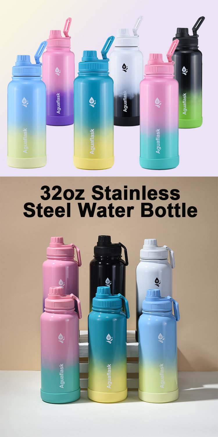 Aguaflask 32oz New Color Vacuum Flask Free Silicone Boot Tumbler Wide ...