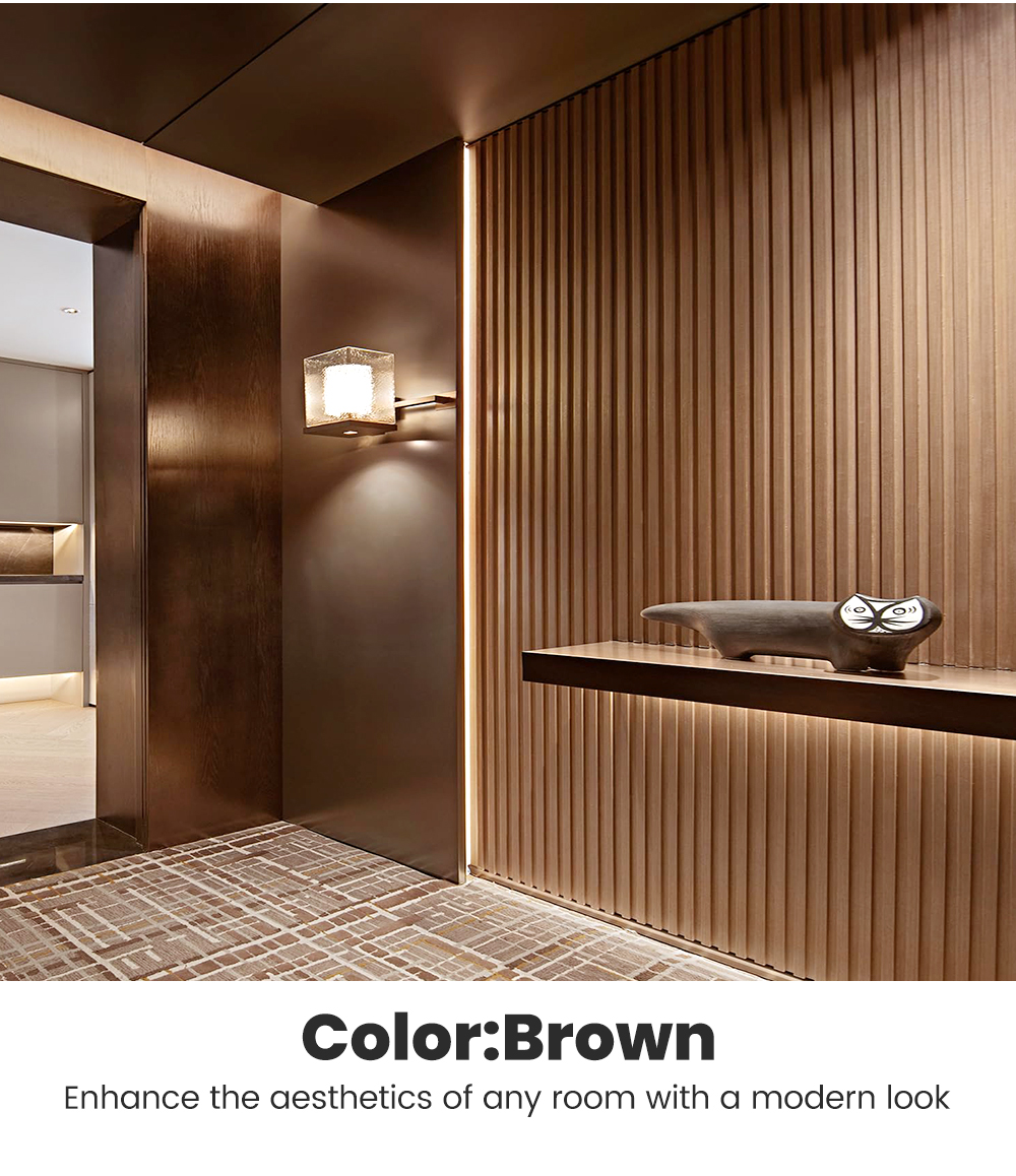 PVC Wood Panel Board Grille Design TV Background Fluted Wall Panel ...