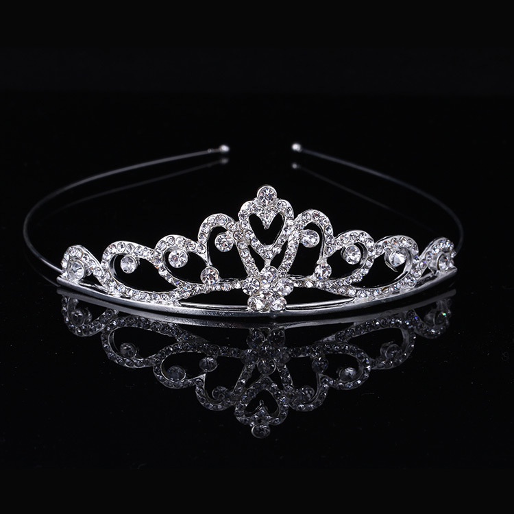 Children Show Drop-Shaped Crown Jewelry Bride Wedding Hair Accessories ...