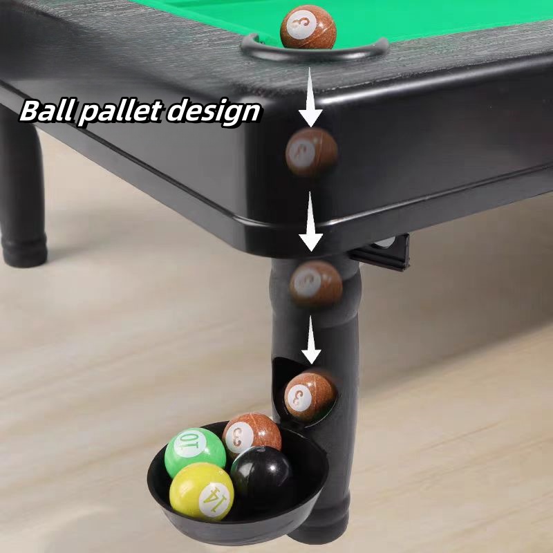 Mini Children's Billiards Desktop Game Snooker Billiards Top Children's ...