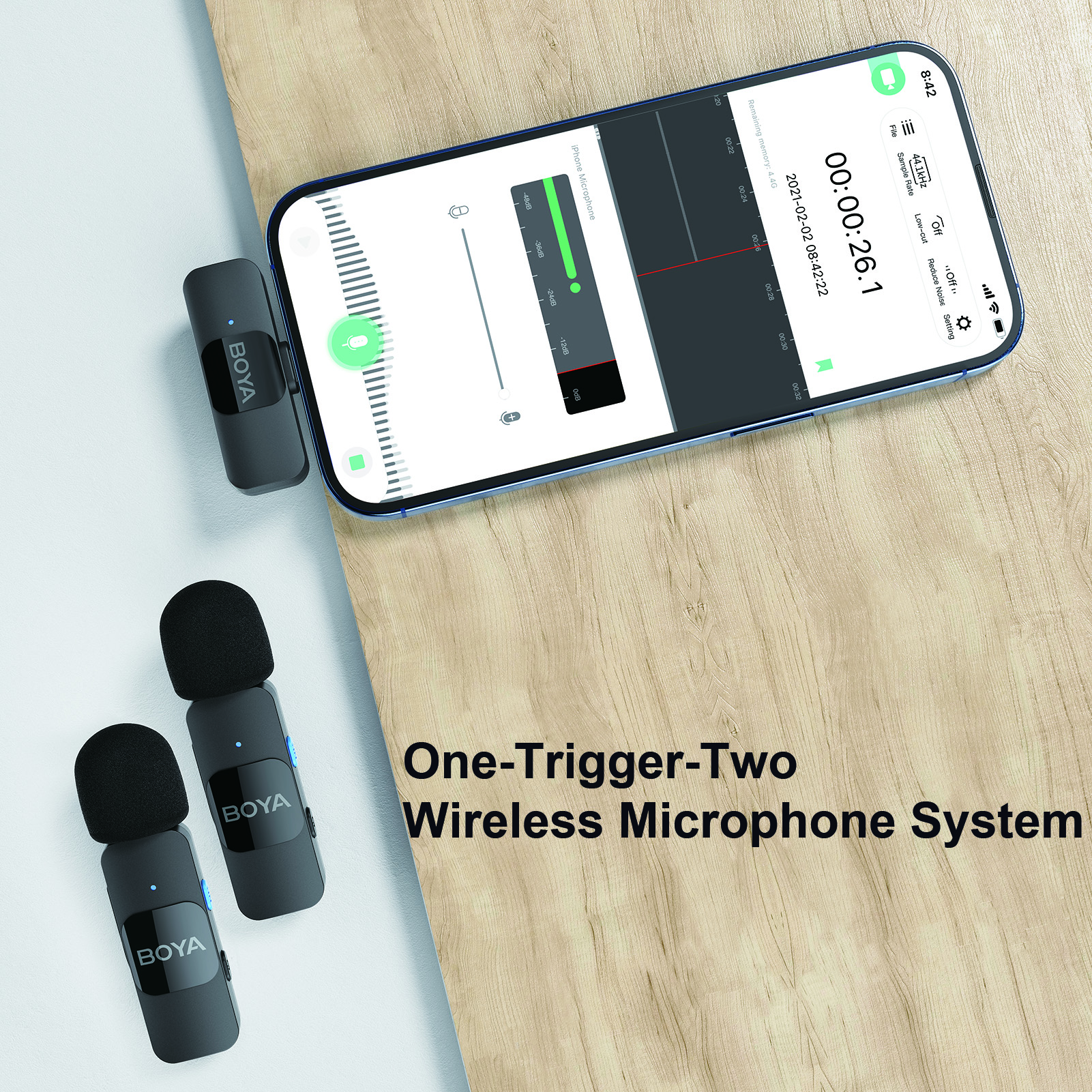 [LOCAL NEW&COD] BOYA BY-V20 One-Trigger-Two 2.4G Wireless Microphone ...