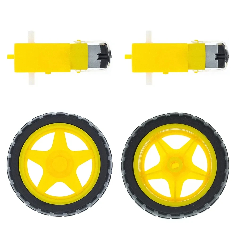 Arduino car kit diy Avoidance Tracking Motor Smart Robot Car Chassis ...