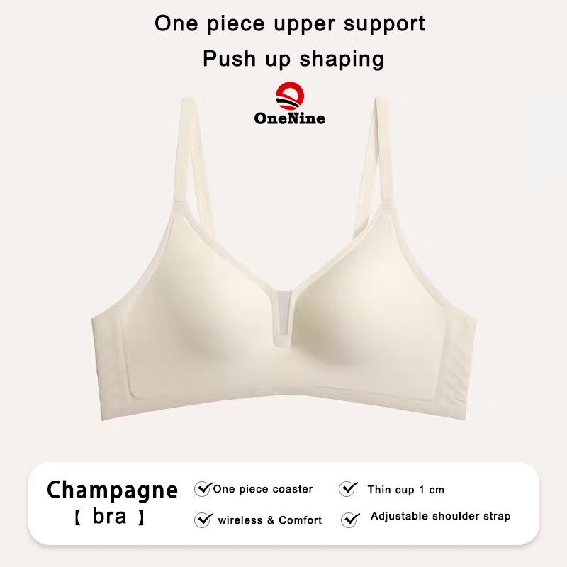 2025 New Women's seamless bra Japanese bra small breast push up bra ...