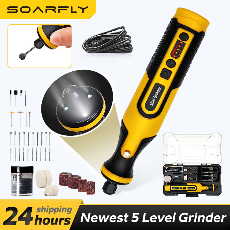 【Free Gift】231 PCS Mini Grinder Tool Set Carving Tools Electric ...