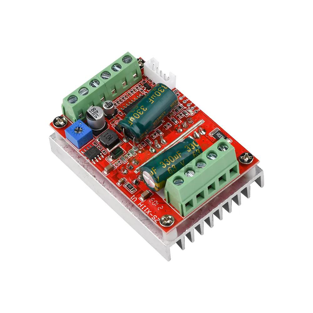 DC 6-60V 400W BLDC Three Phase DC Brushless Motor Controller PWM Hall ...