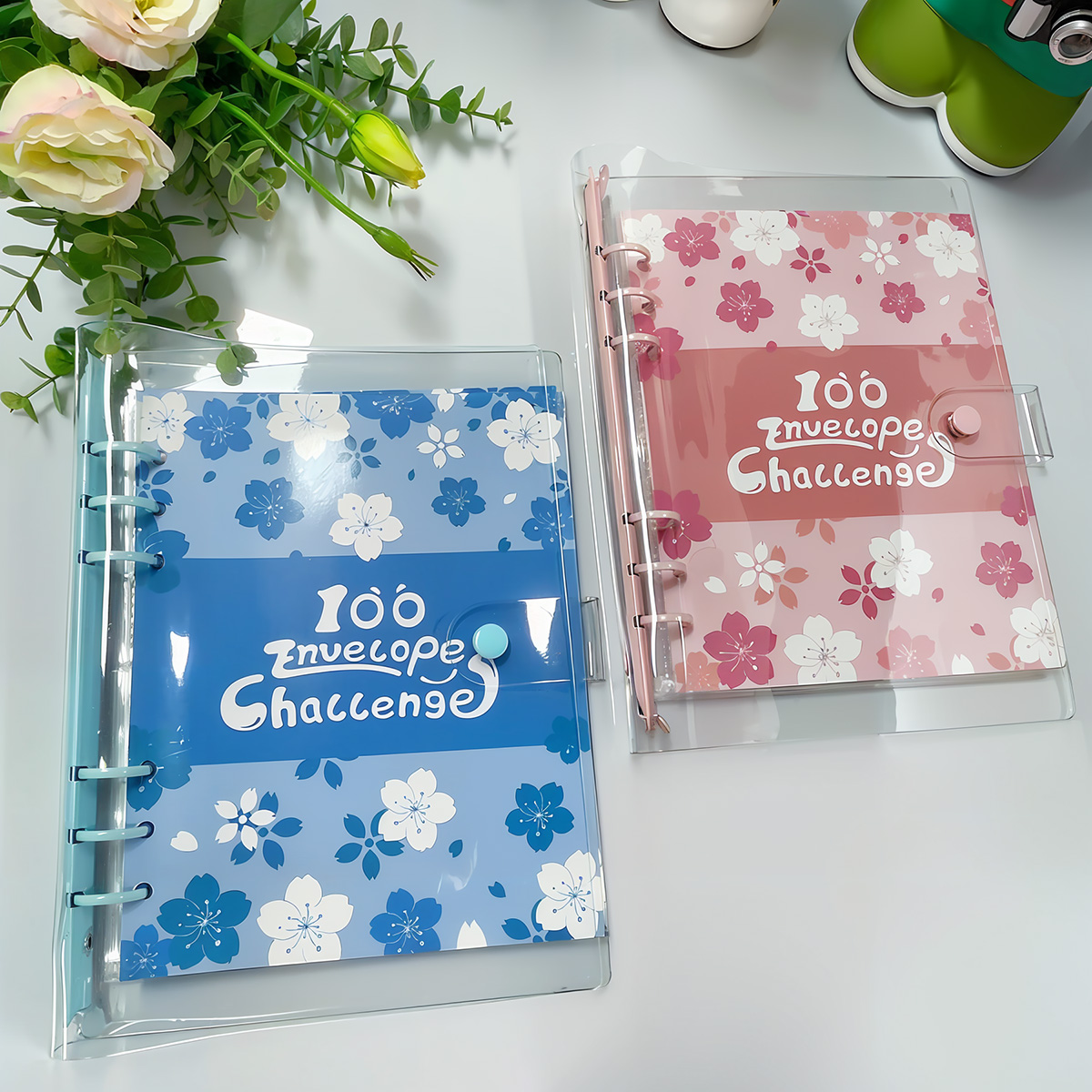 100 Envelope Challenge Notebook – 100-Day Money Saving Cash Planner ...