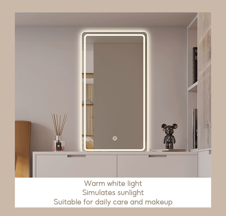Bathroom LED Mirror With Light Decoration Wall Mounted Intelligent ...