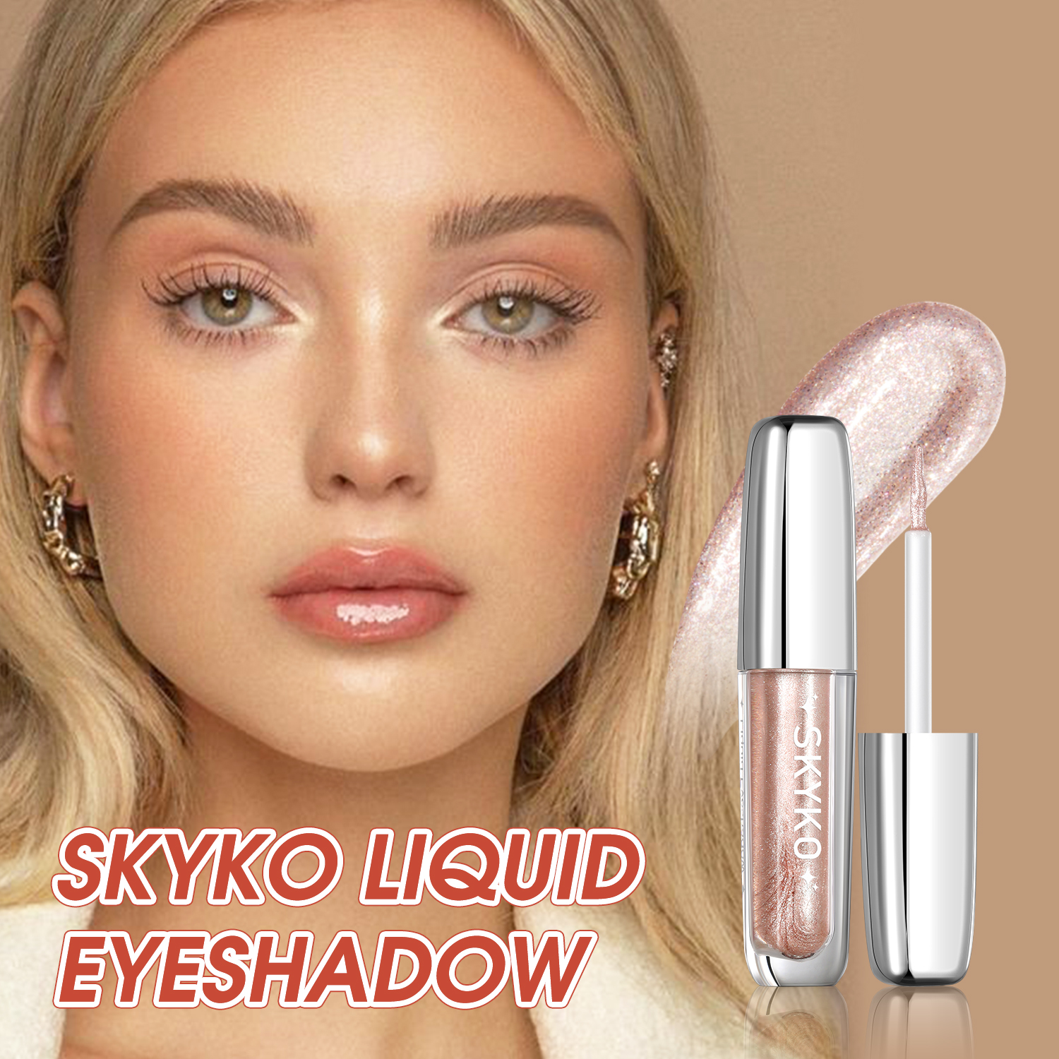 SKYKO Liquid Eyeshadow Matte Shimmer Long Lasting 24H Lighweight Easy ...