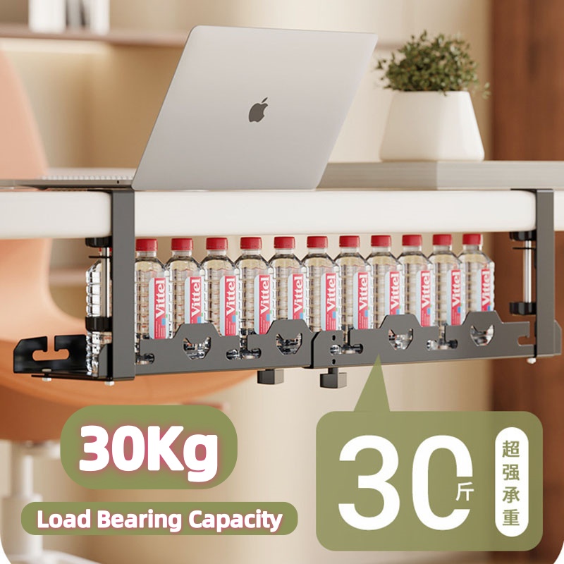 *Extendable* Under Desk Cable Management Wire Organizer Tray Pc Cabel ...