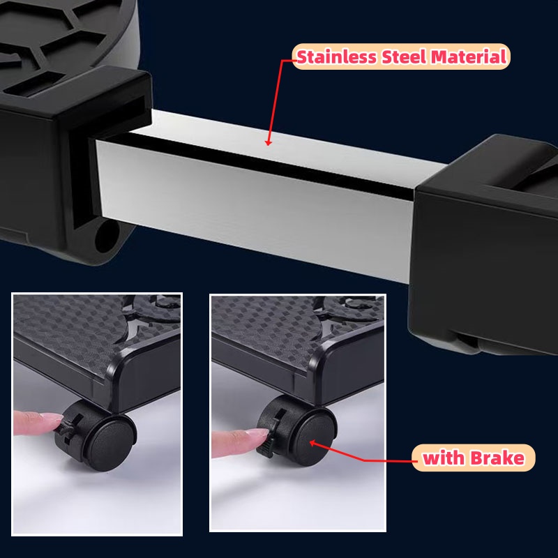 Computer CPU Stand Base 360 Rotating PC Tray Desktop Rack Computer Case ...