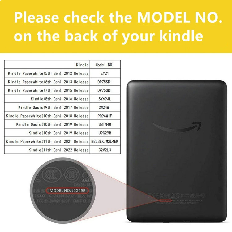 Snoopy Amazon Kindle Case 2024 RS23CV kpw6 SA569P basic 2022 C2V2L3 ...