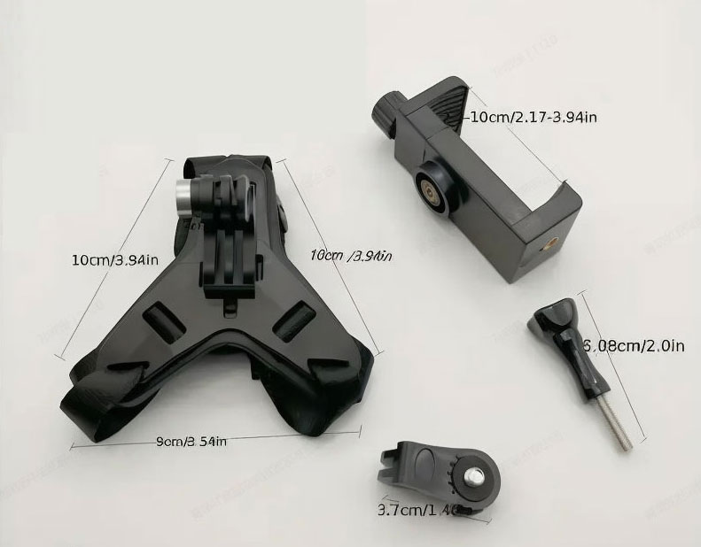 for GoPro Hero 7 6 5 Camera Mount Bracket MotorcycleHelmet POV Front ...