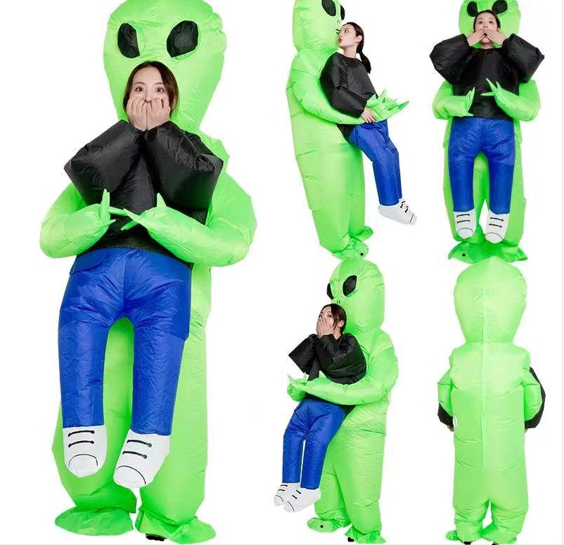 Alien Inflatable Costume Boys Girl Party Cosplay Costume Funny Suit ...