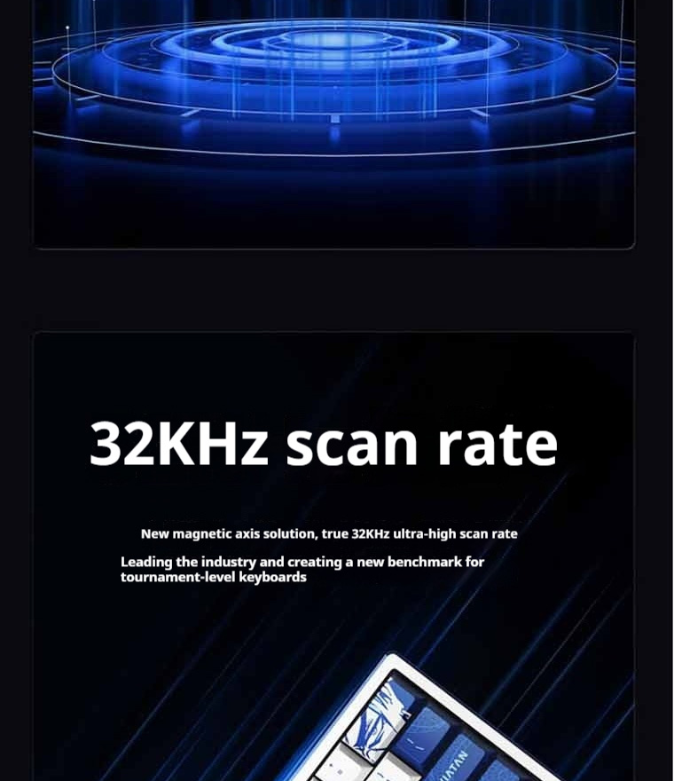 ATK Lev Edge 60He aluminum alloy magnetic axis mechanical keyboard, 8k ...