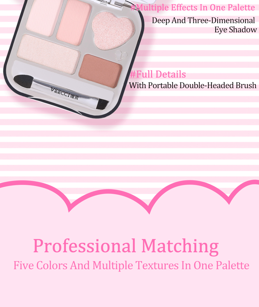 VEECCI Eyeshadow Bring Brush Painting Eye Bags Eyebrow Versatile Five ...